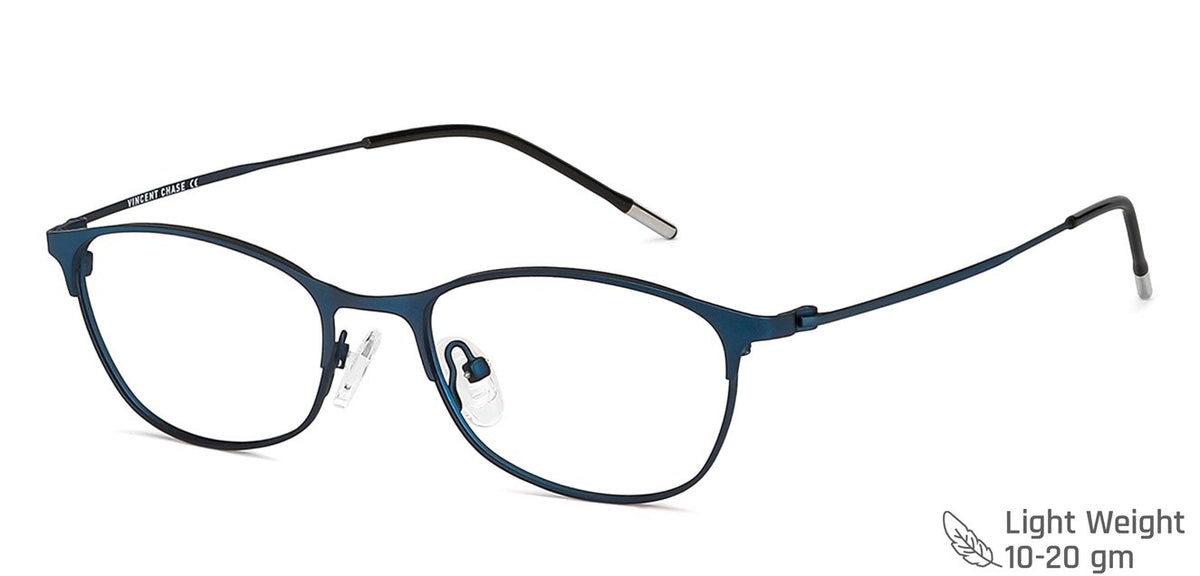 Blue Cat Eye Full Rim Women Eyeglasses By Vincent Chase 138006 Lenskart