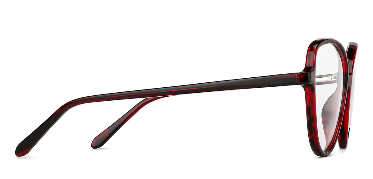 Maroon Cat Eye Full Rim Women Eyeglasses By Vincent Chase 149414 Lenskart