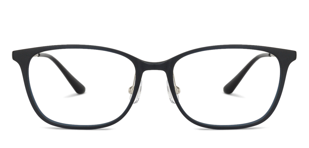 Blue Rectangle Full Rim Unisex Eyeglasses By Lenskart Air 143083